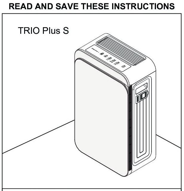 TRIO PLUS S PORTABLE AIR PURIFIER SUPPORT - Field Controls