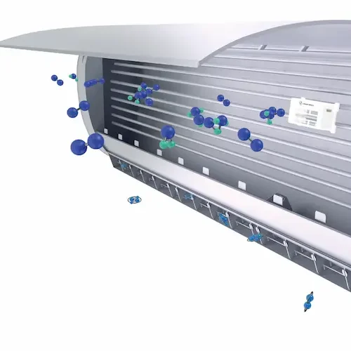 Ionized hydrogen peroxide hvac store